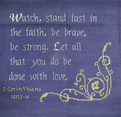 Stand Fast - I Corinthians 16:13-14 Custom Designs Available To You...