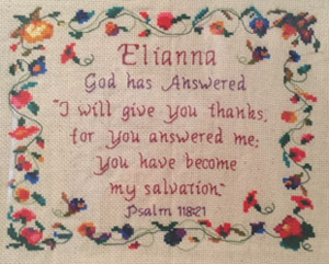 Elianna Name Blessings Personalized Names with Meanings and Bible Verses
